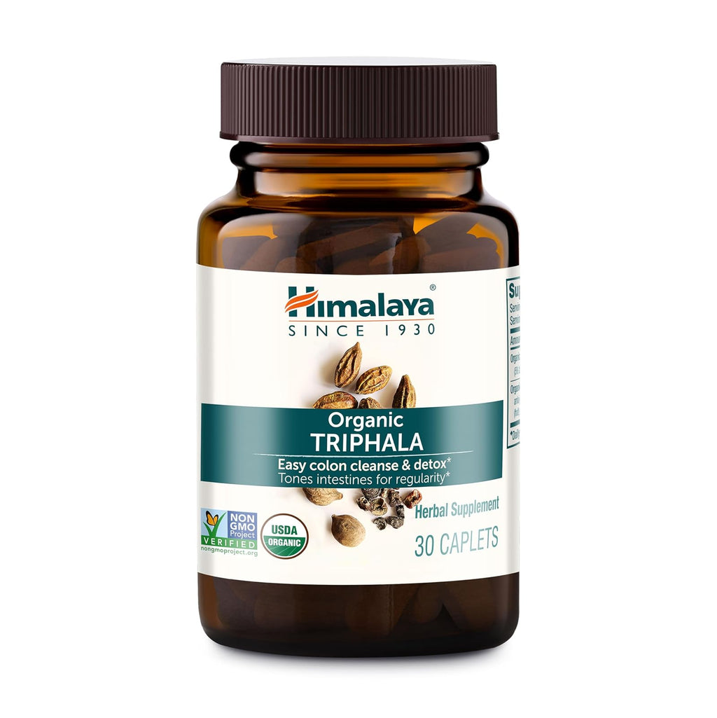 Himalaya triphala herbal supplement capsules