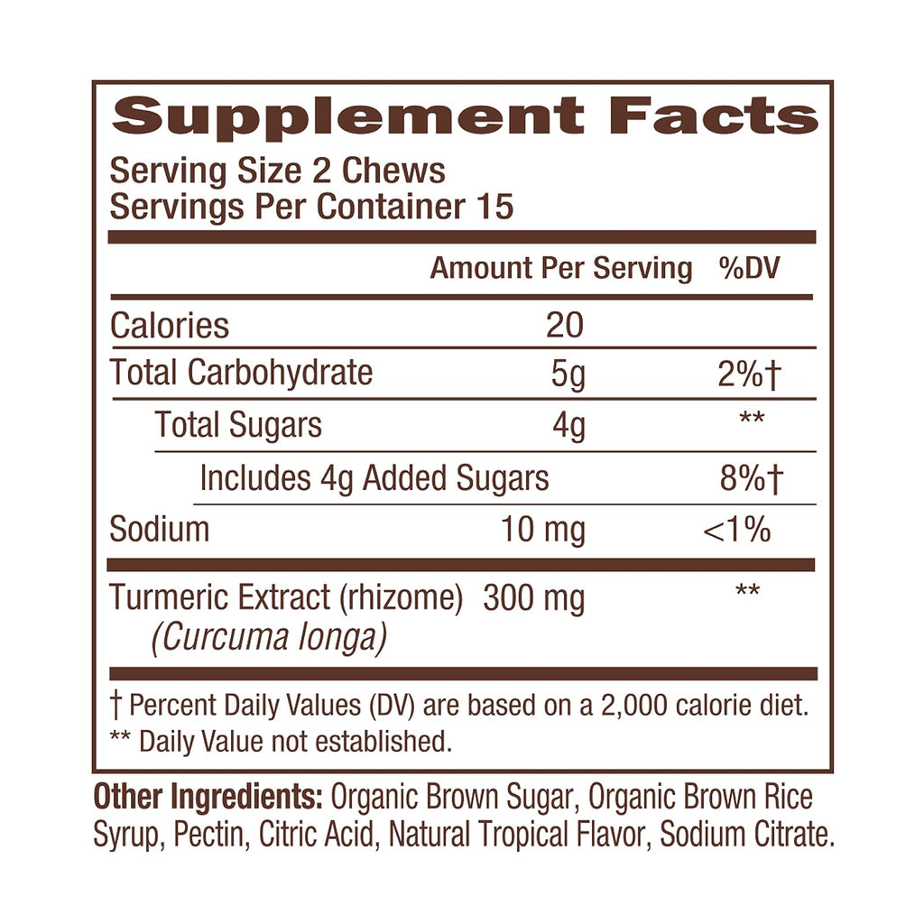 Himalaya turmeric chews for daily health