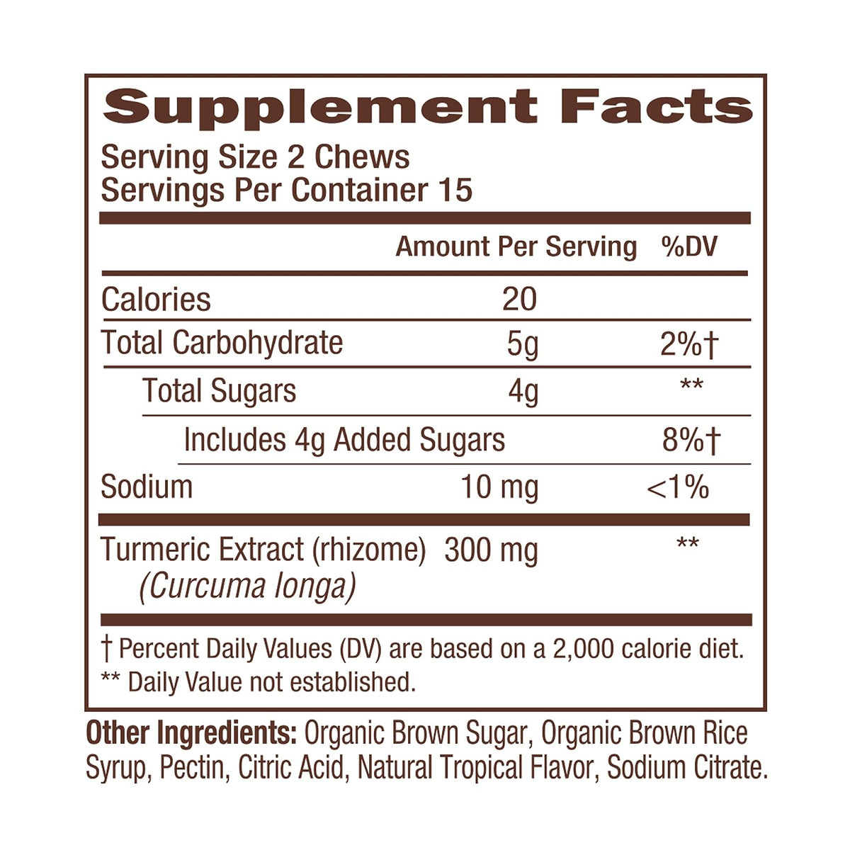 Himalaya turmeric chews for daily health