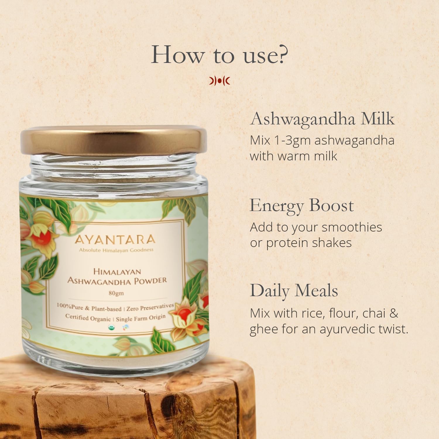 Himalayan Ashwagandha for relaxation and calm