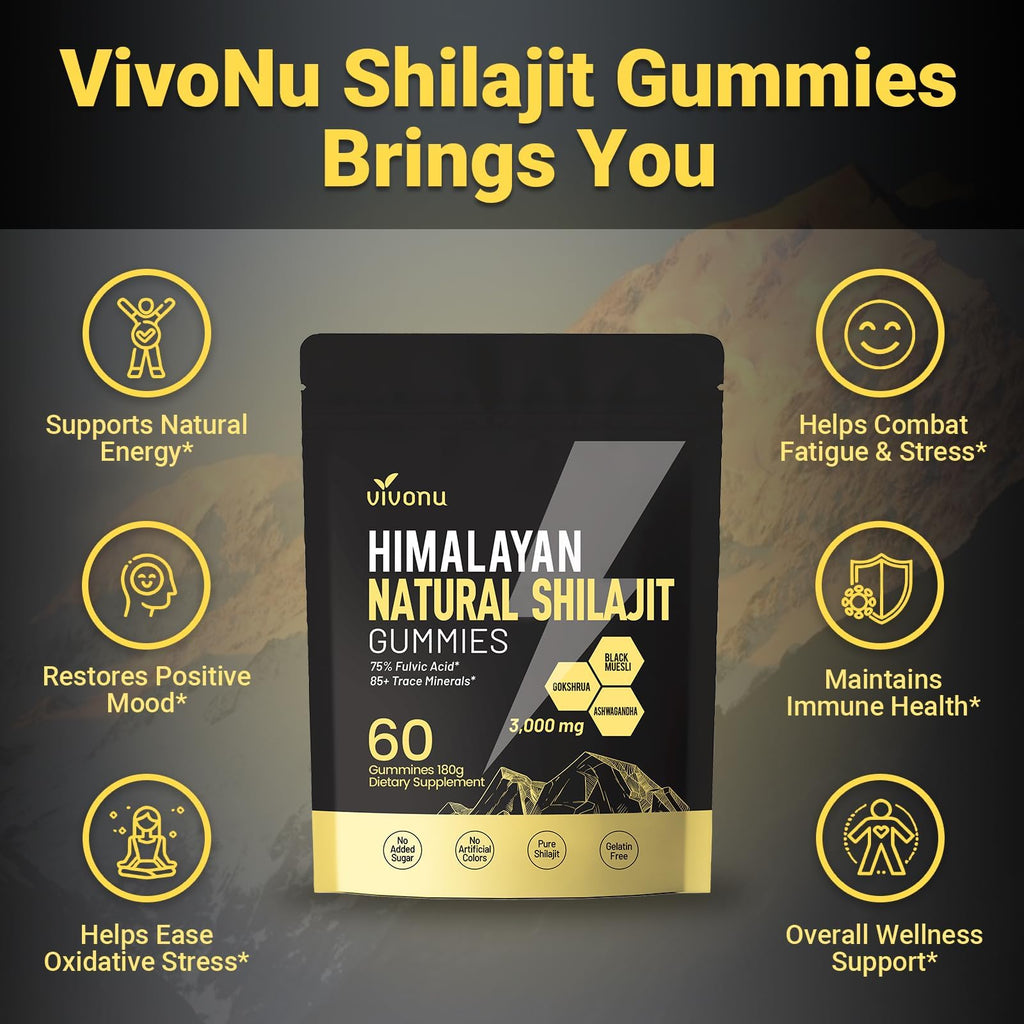 Himalayan gummies rich in 85 trace minerals