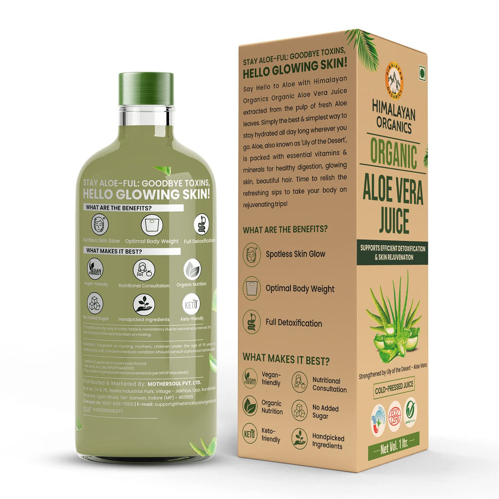Himalayan Organics aloe vera health drink