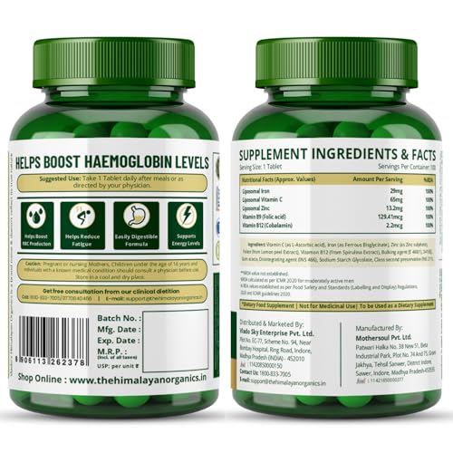 HIMALAYAN ORGANICS iron for overall wellness