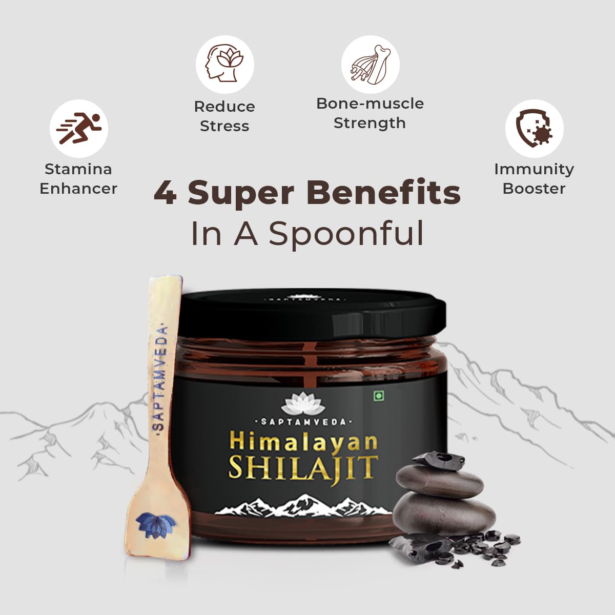 Himalayan resin for energy boost