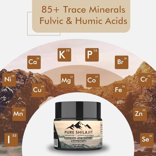Himalayan resin with 85+ trace minerals
