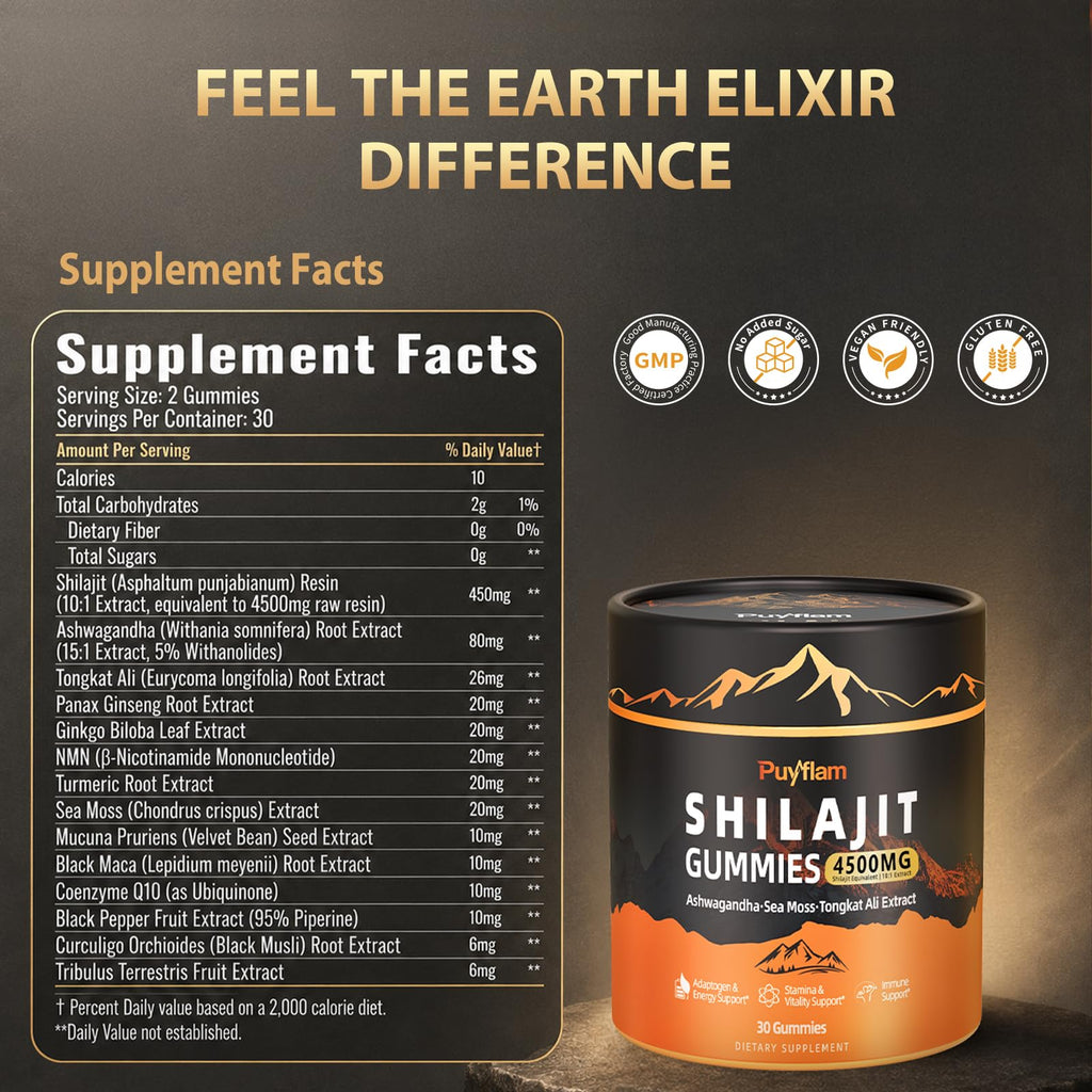 Himalayan Shilajit 4500 mg benefits
