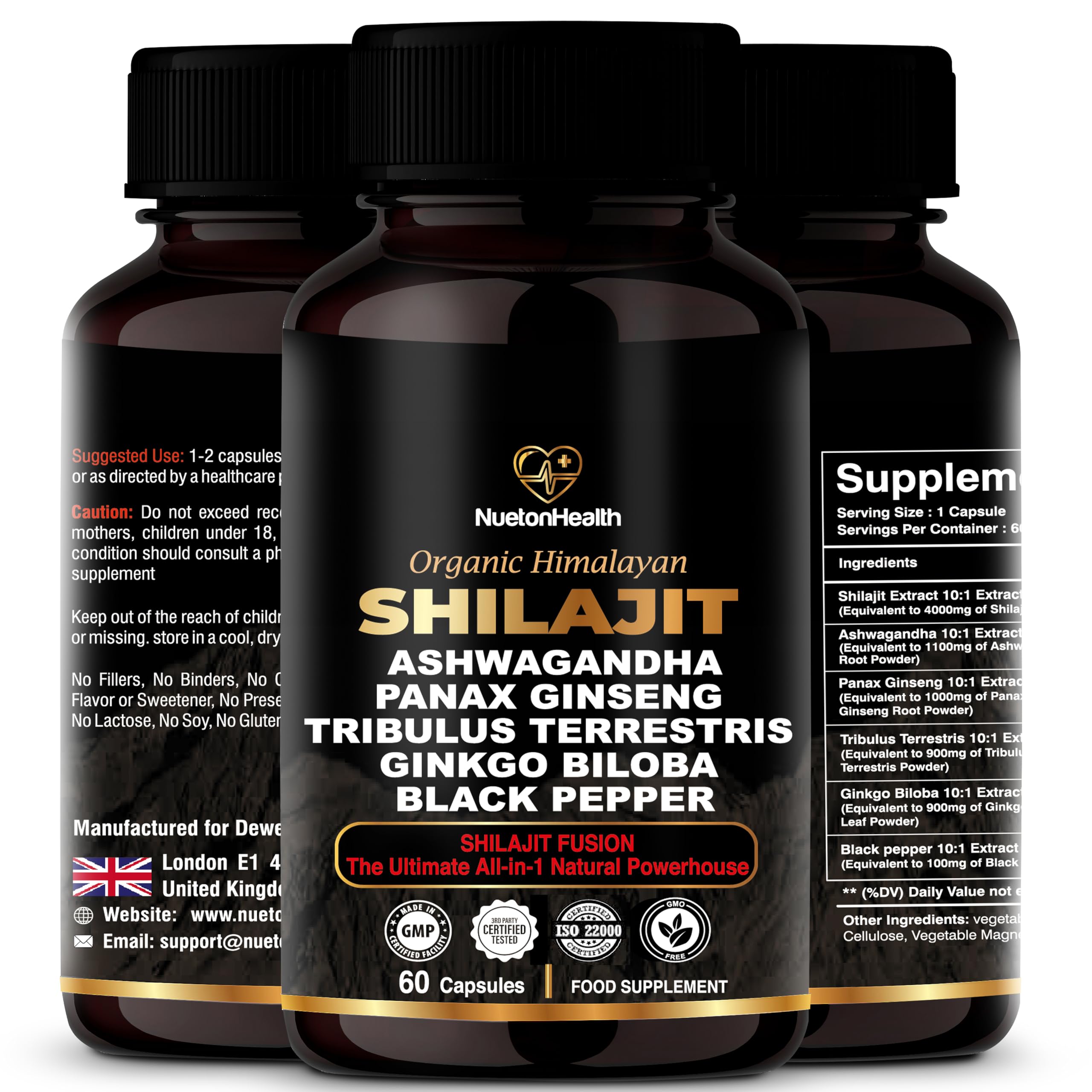 Himalayan shilajit capsules for energy