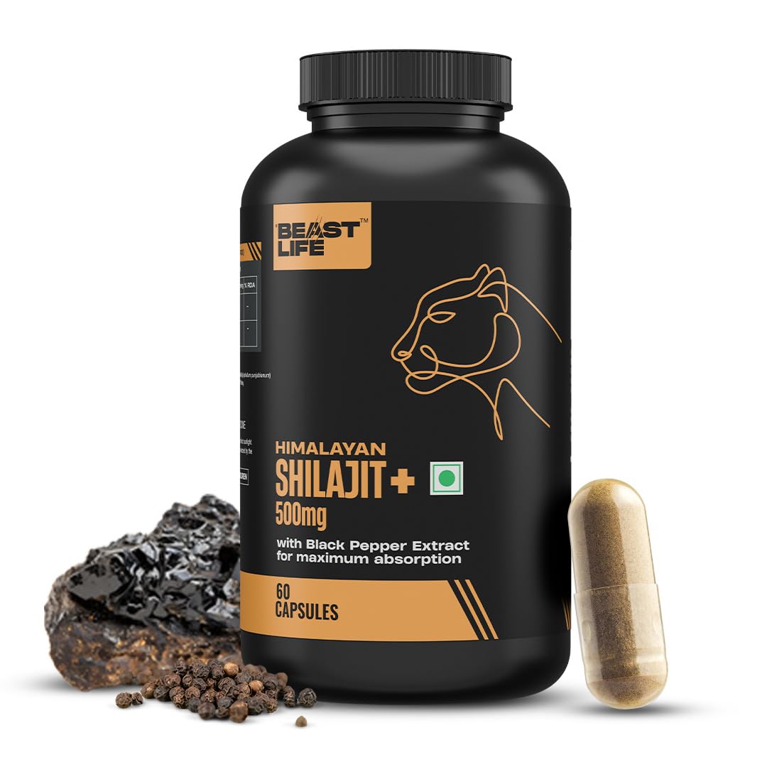 Himalayan Shilajit capsules for energy
