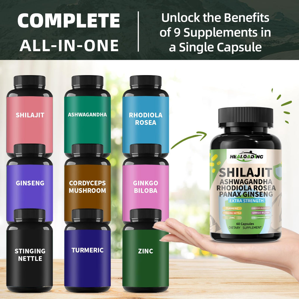Himalayan shilajit capsules for men