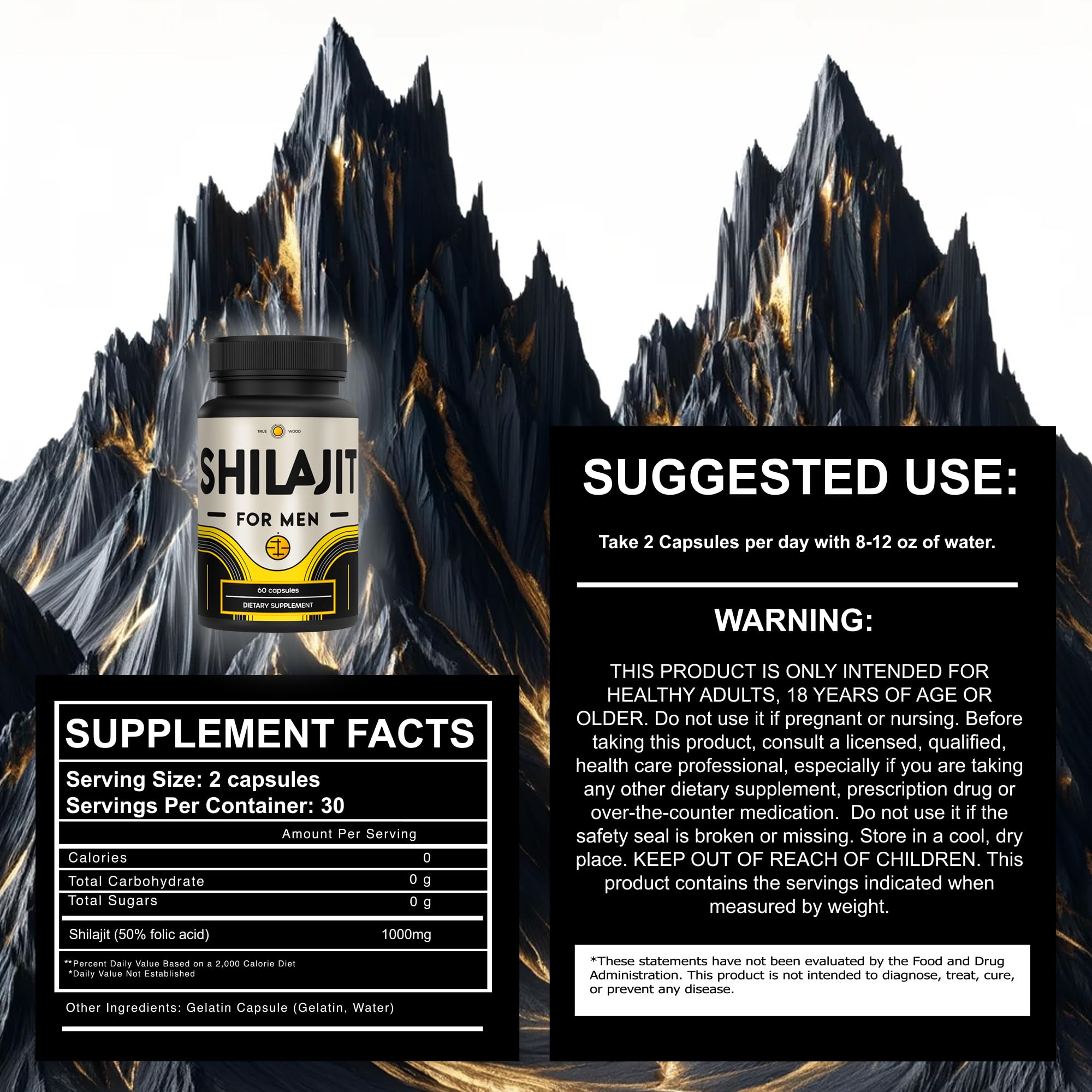 Himalayan shilajit for active lifestyle