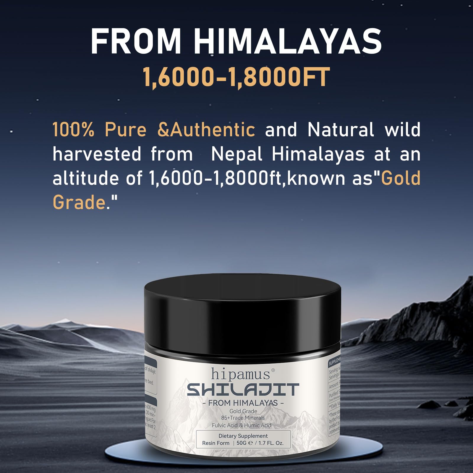 Himalayan shilajit for daily energy