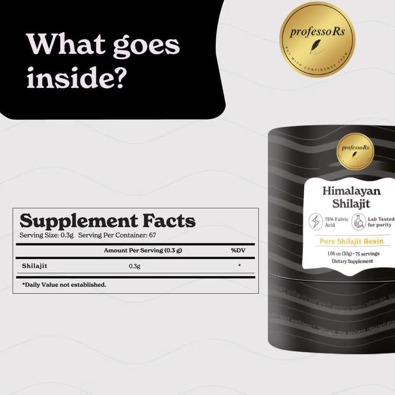 Himalayan Shilajit for energy support