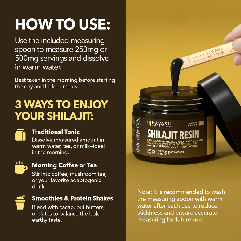 Himalayan Shilajit for enhanced performance