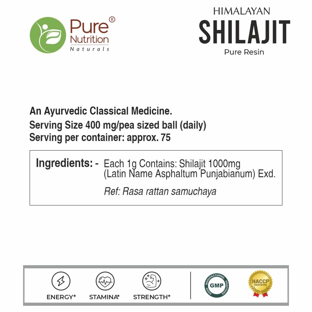 Himalayan shilajit for enhanced stamina