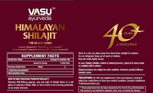 Himalayan Shilajit for immune support