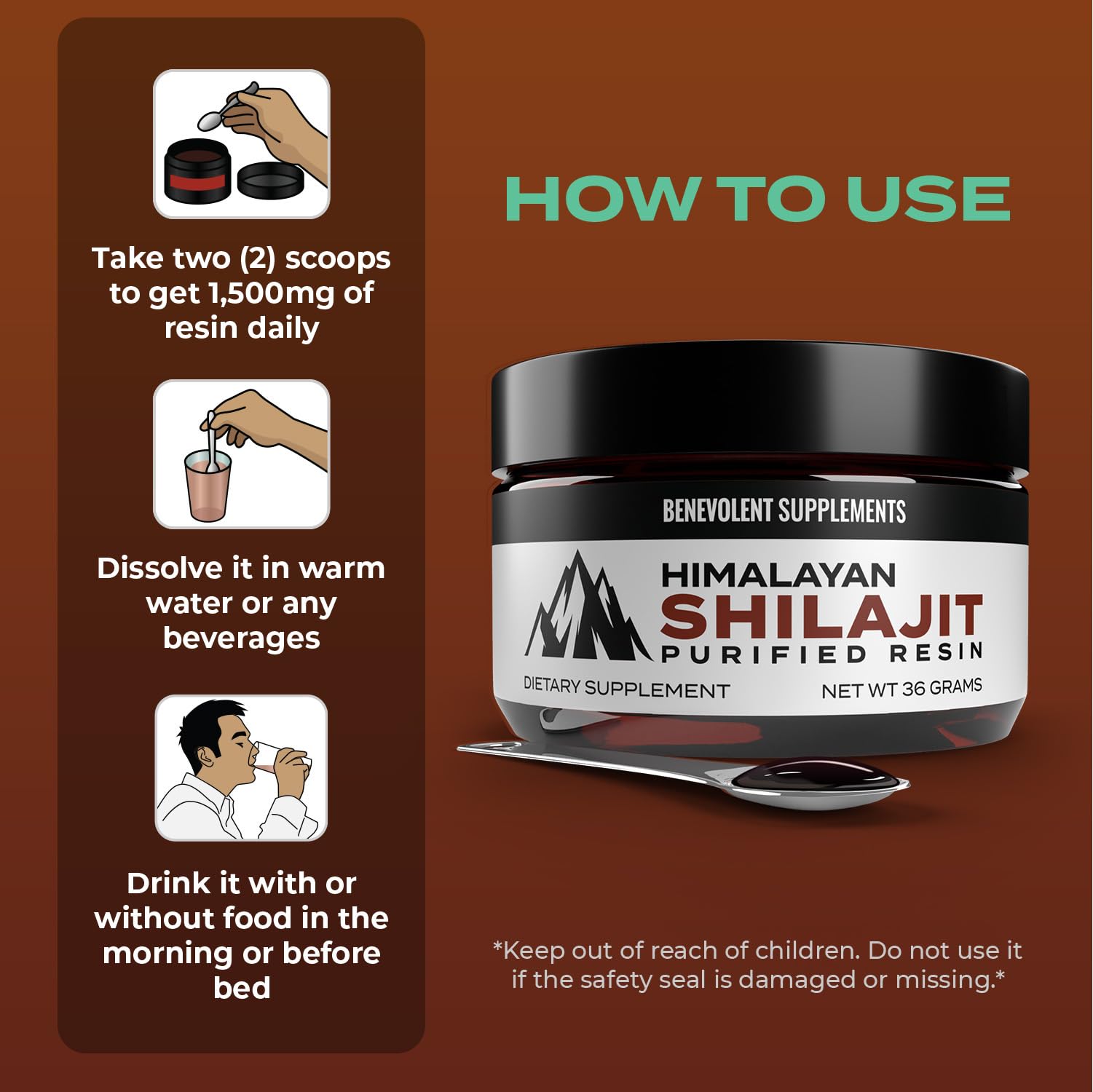 Himalayan Shilajit for immune support