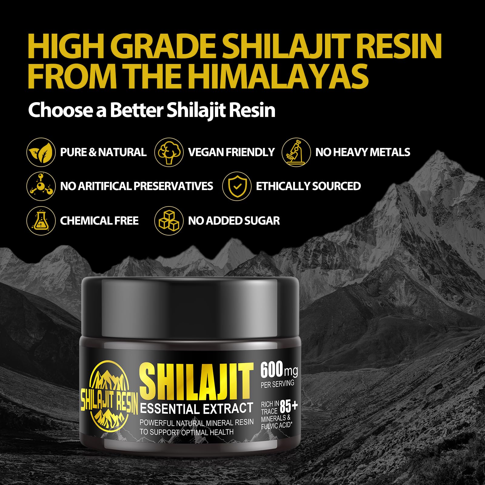 Himalayan Shilajit for immunity support