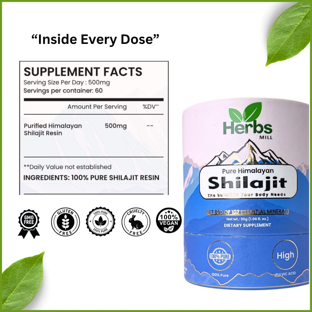 Himalayan shilajit for overall health
