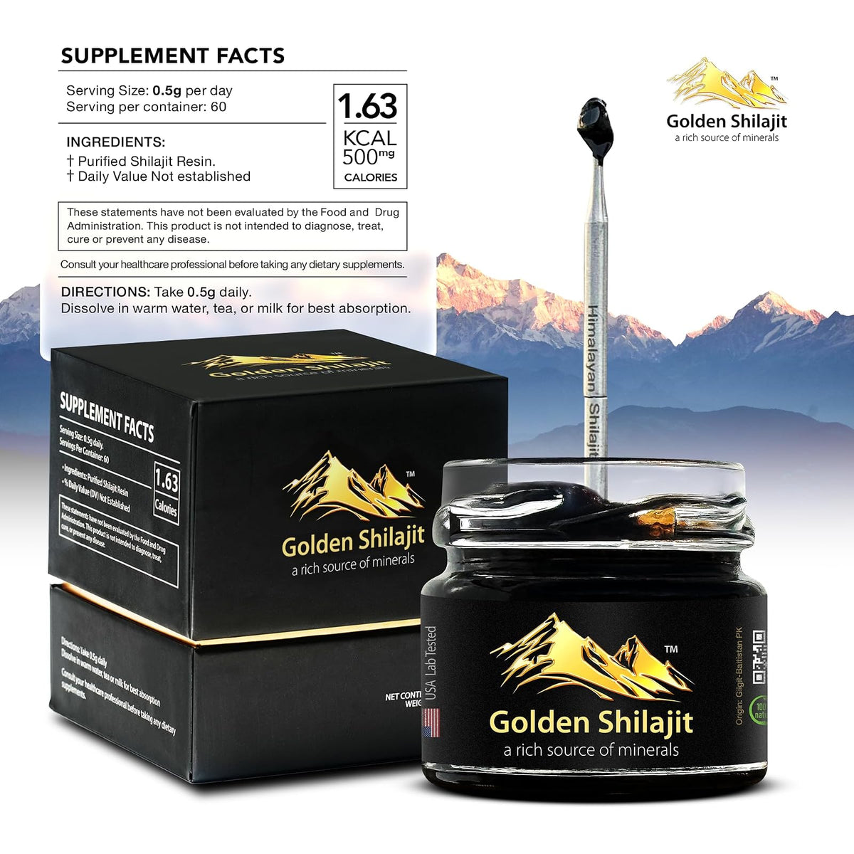 Himalayan shilajit for vitality