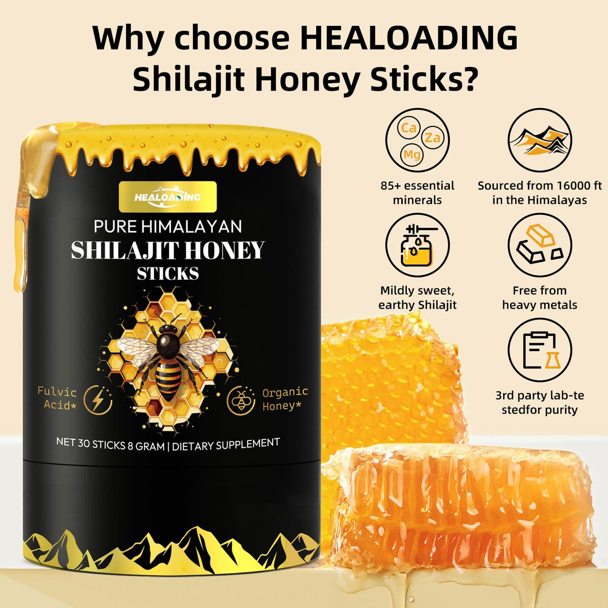 Himalayan Shilajit for vitality