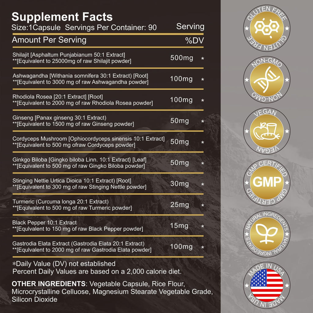 Himalayan shilajit health benefits