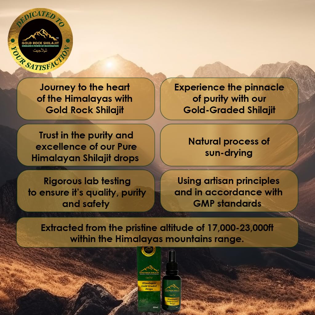 Himalayan shilajit live drops