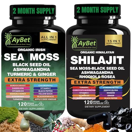 Himalayan Shilajit mineral supplement combo