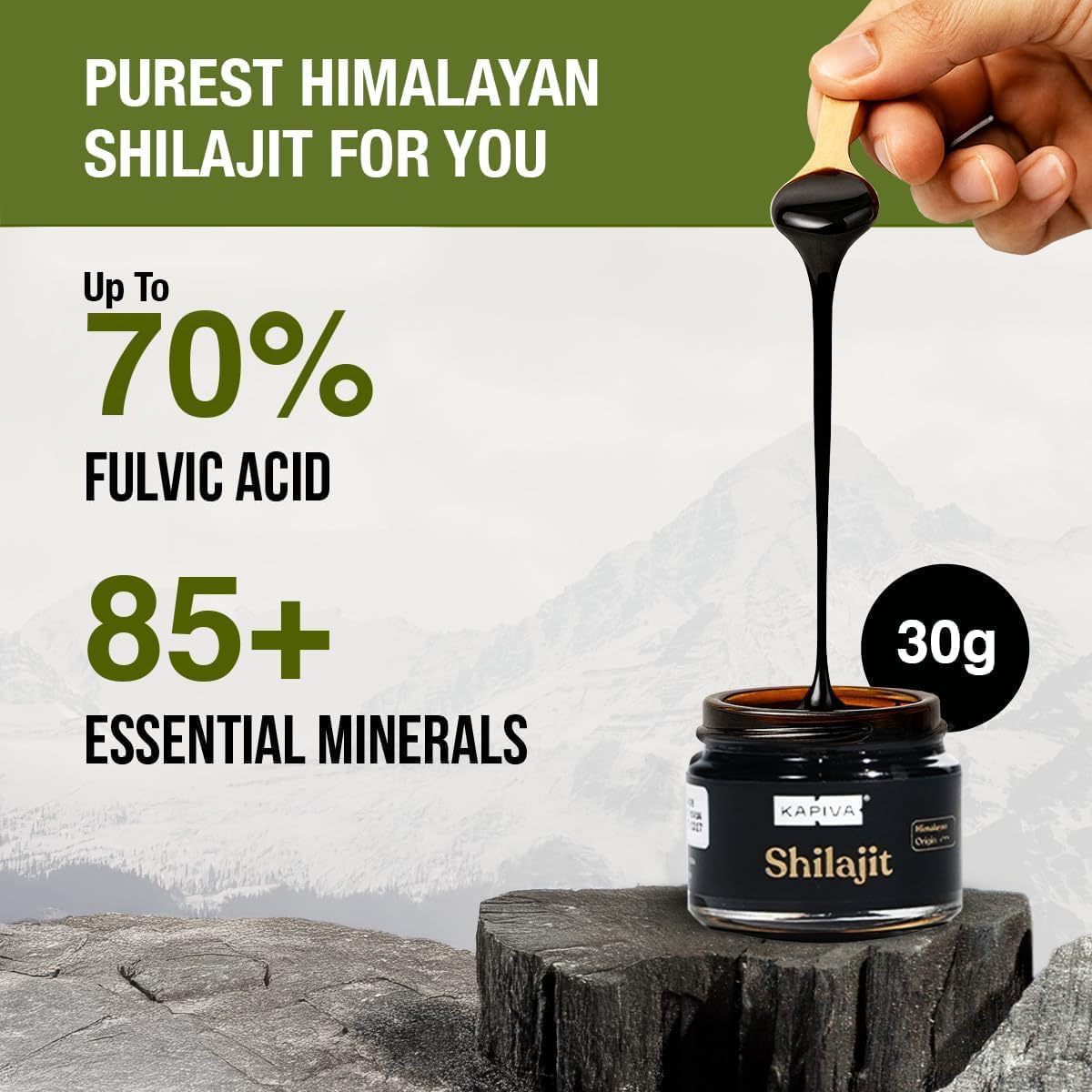 Himalayan shilajit resin 30g pack