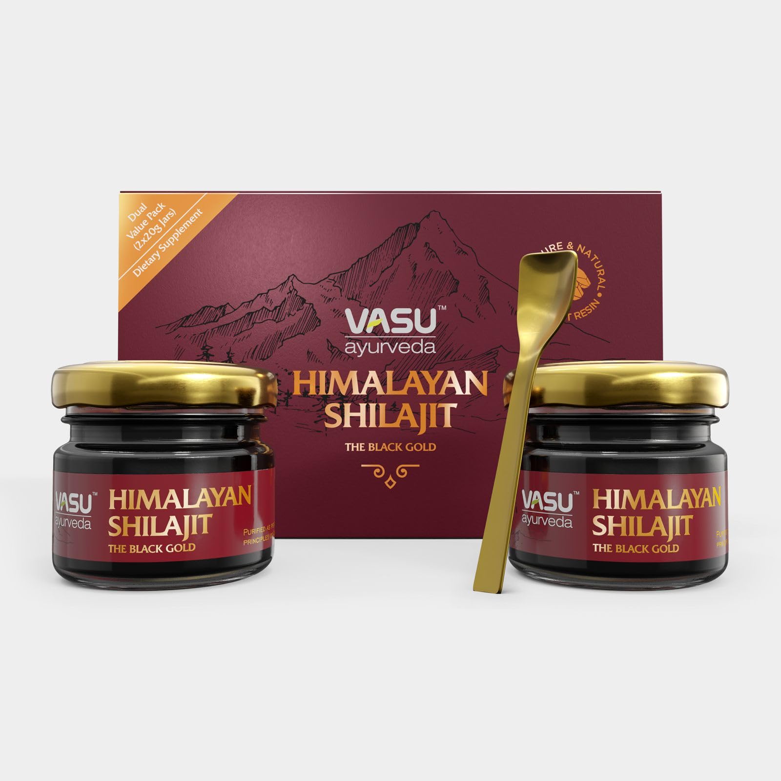 Himalayan Shilajit resin energy booster