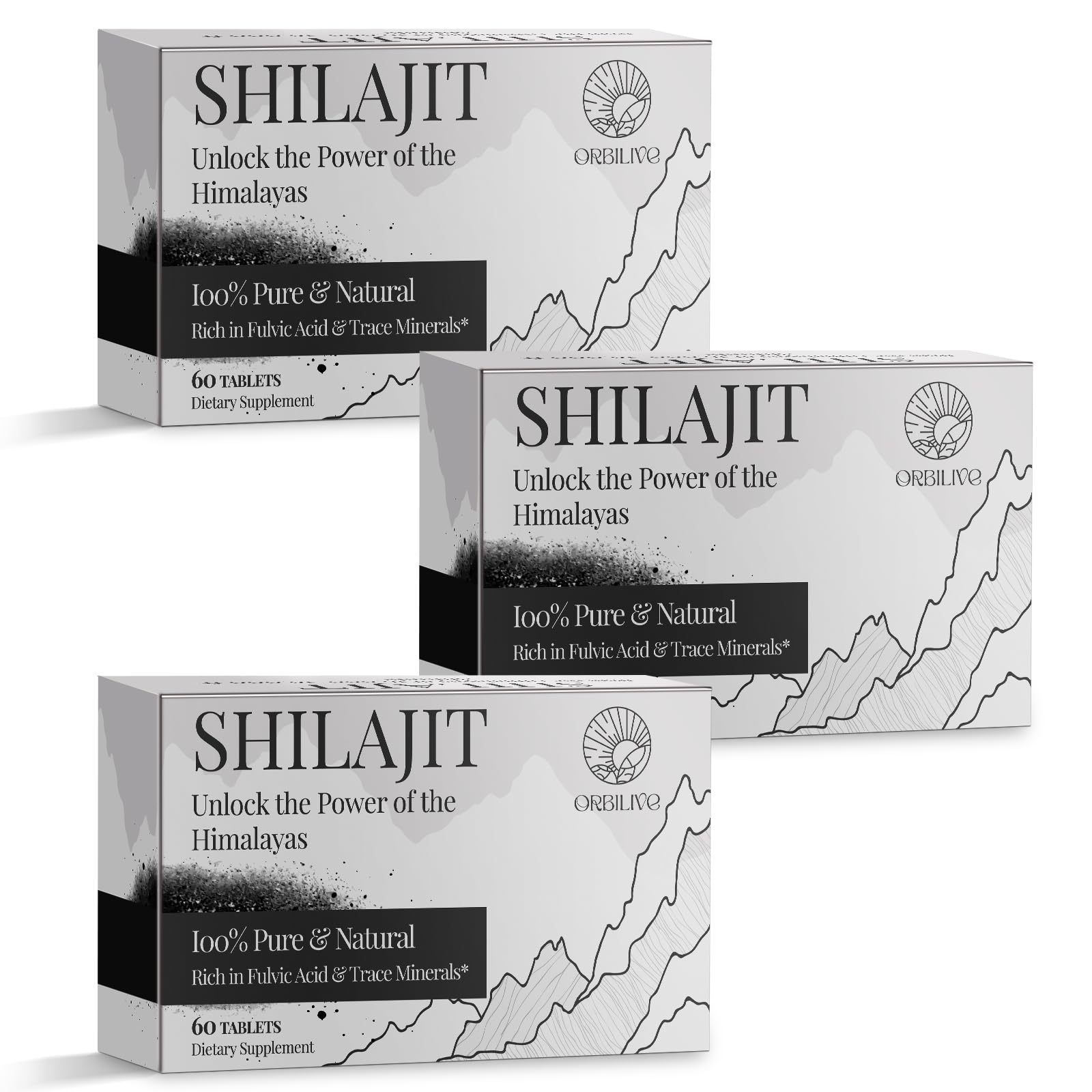 Himalayan Shilajit tablets for energy