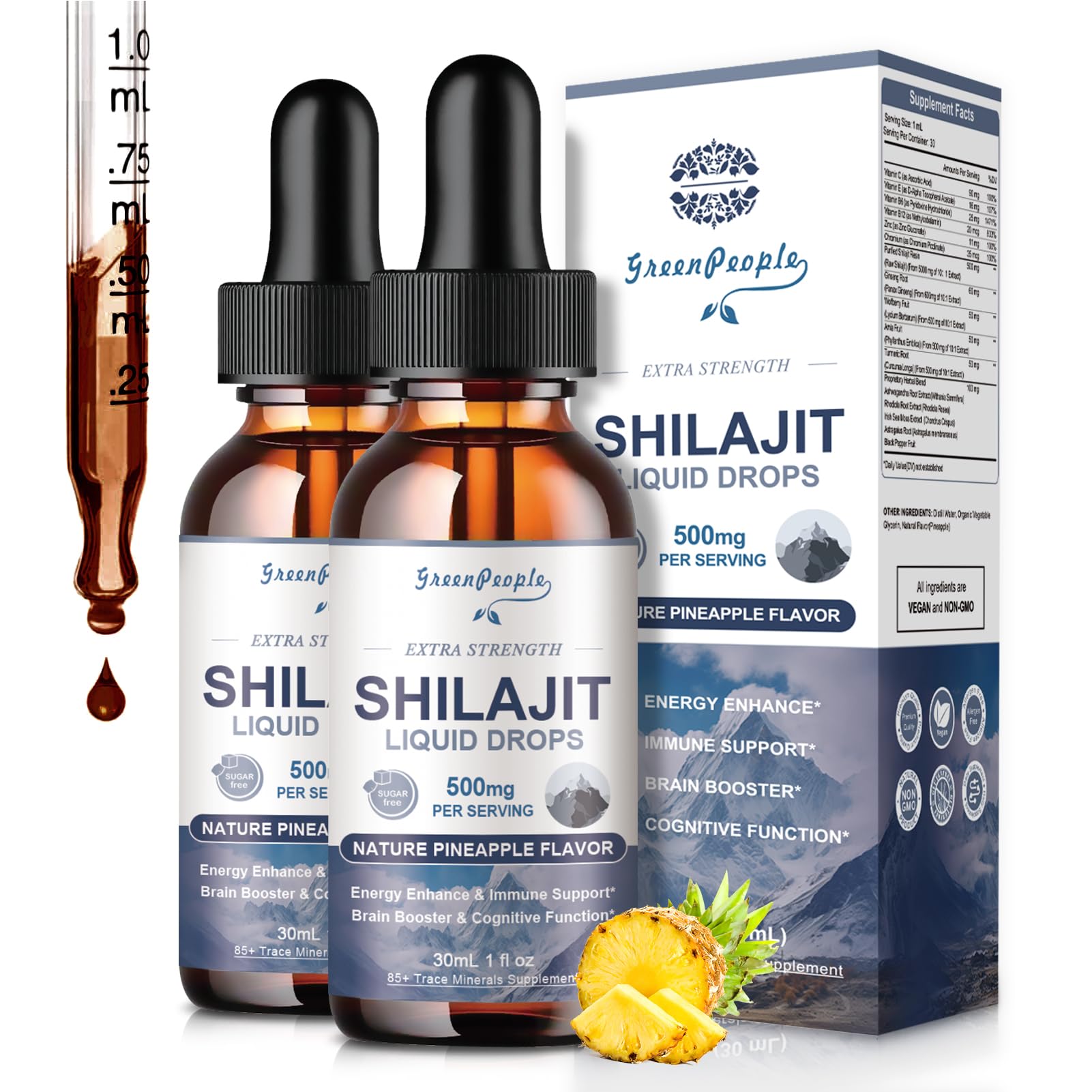 Himalayan trace minerals liquid drops