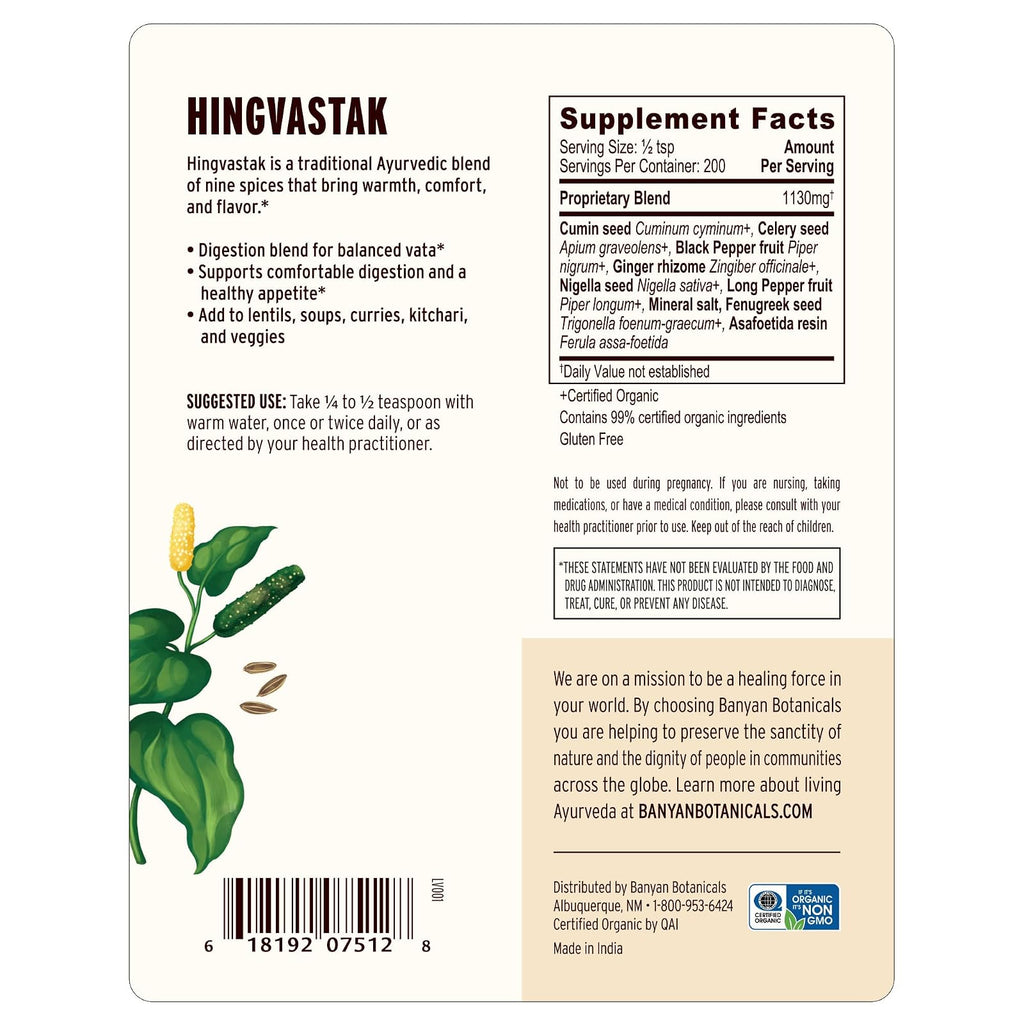 Hingvastak Powder for digestive support