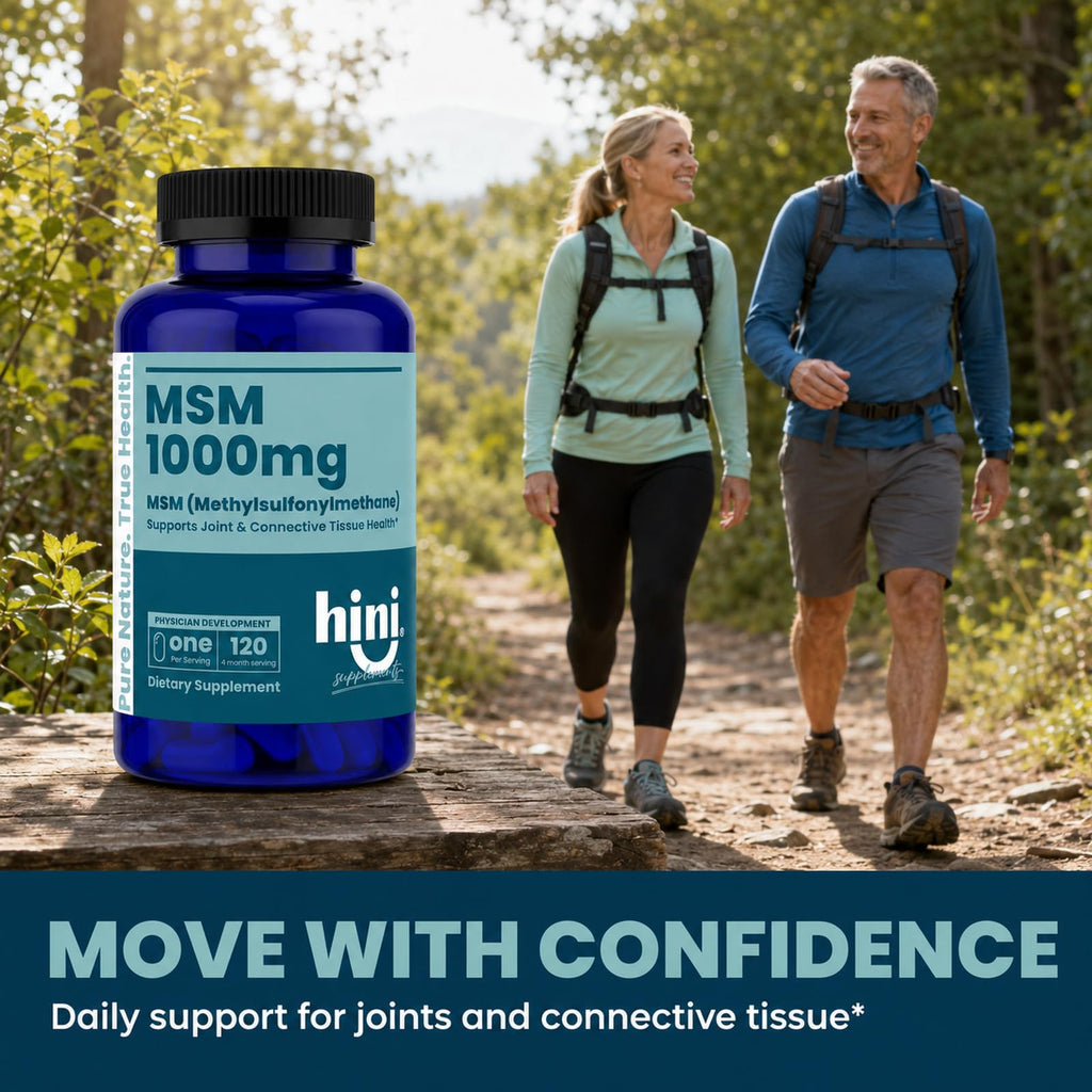 HINI MSM tablets for active lifestyle