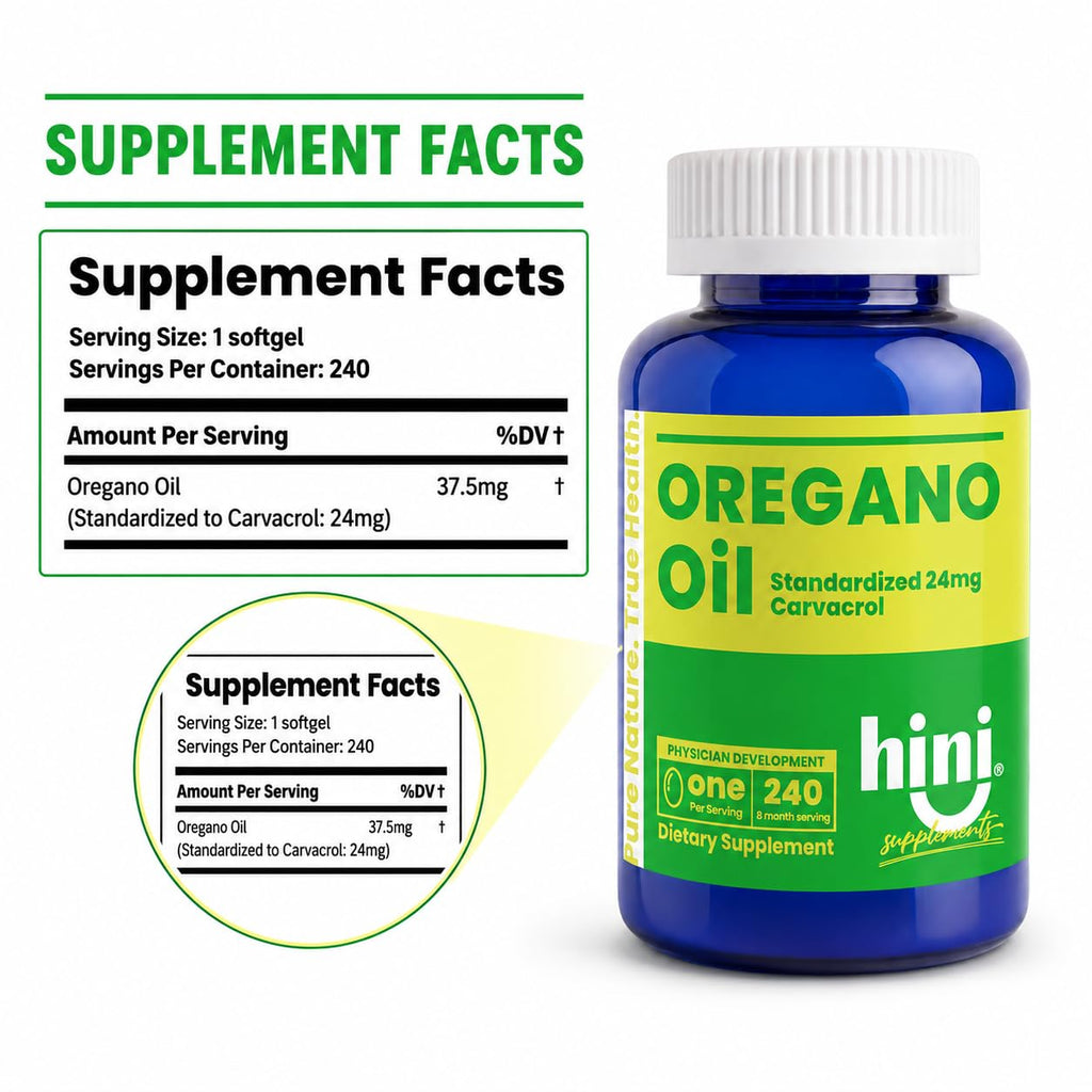 HINI oregano oil for respiratory support