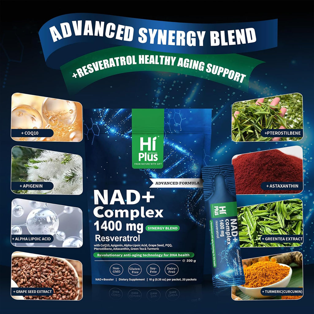 HiPlus liquid supplement for healthy aging