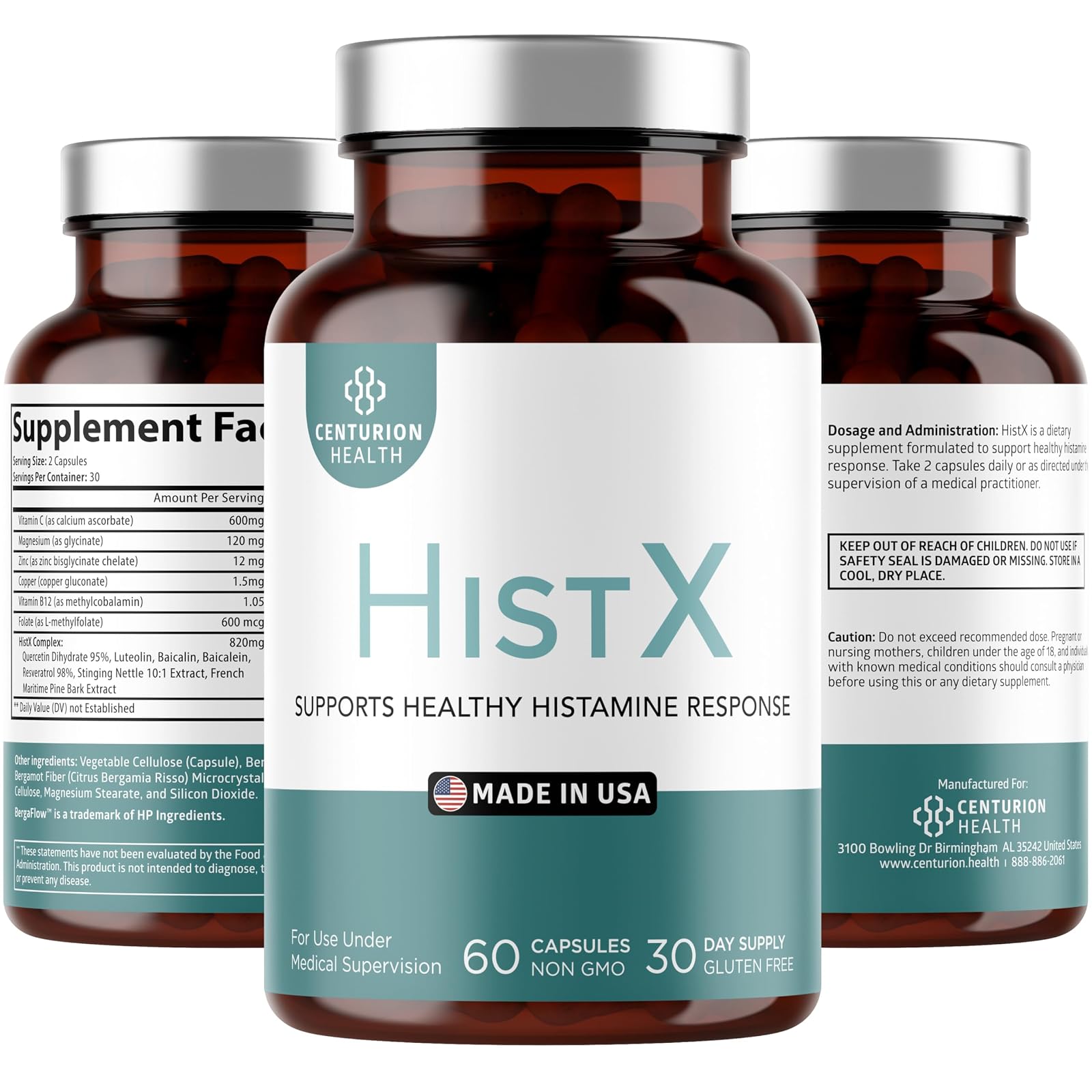 Histx Quercetin and Nettle capsules