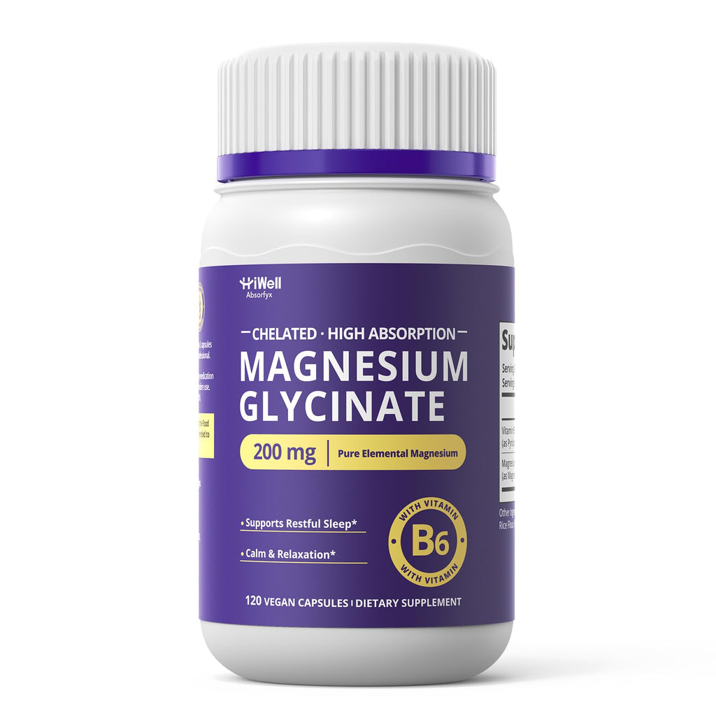 HiWell Absorfyx magnesium glycinate capsules