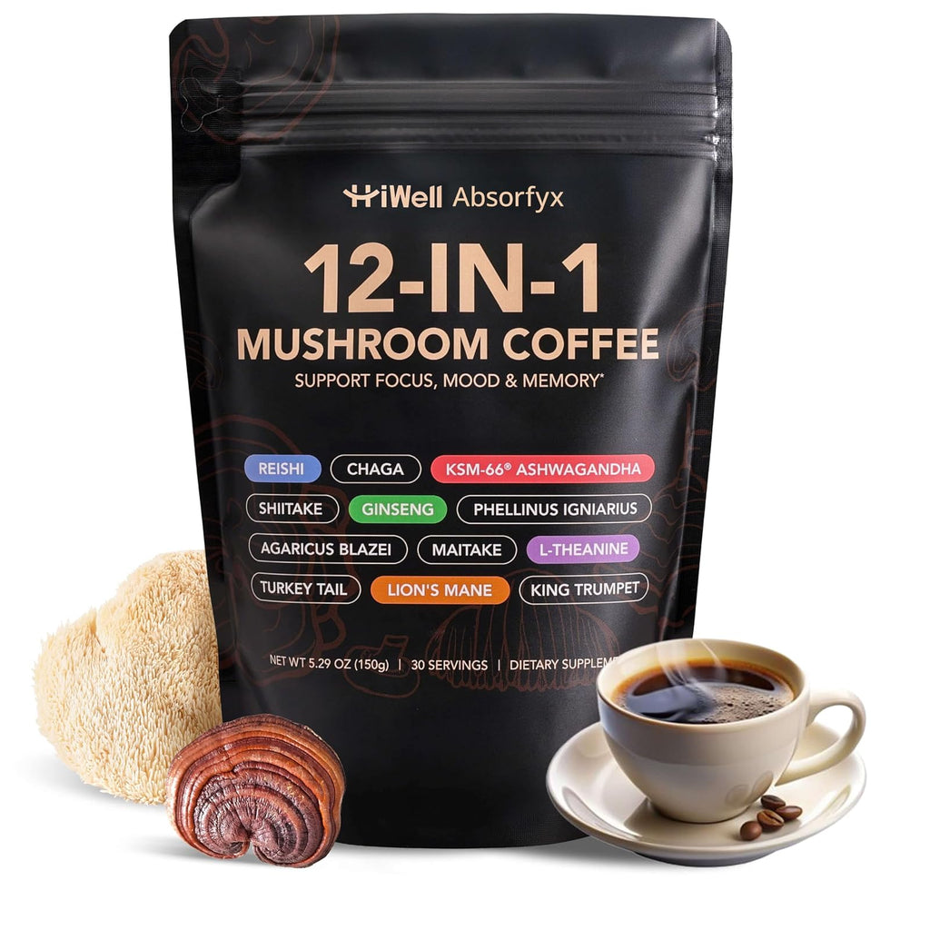 HiWell mushroom coffee blend
