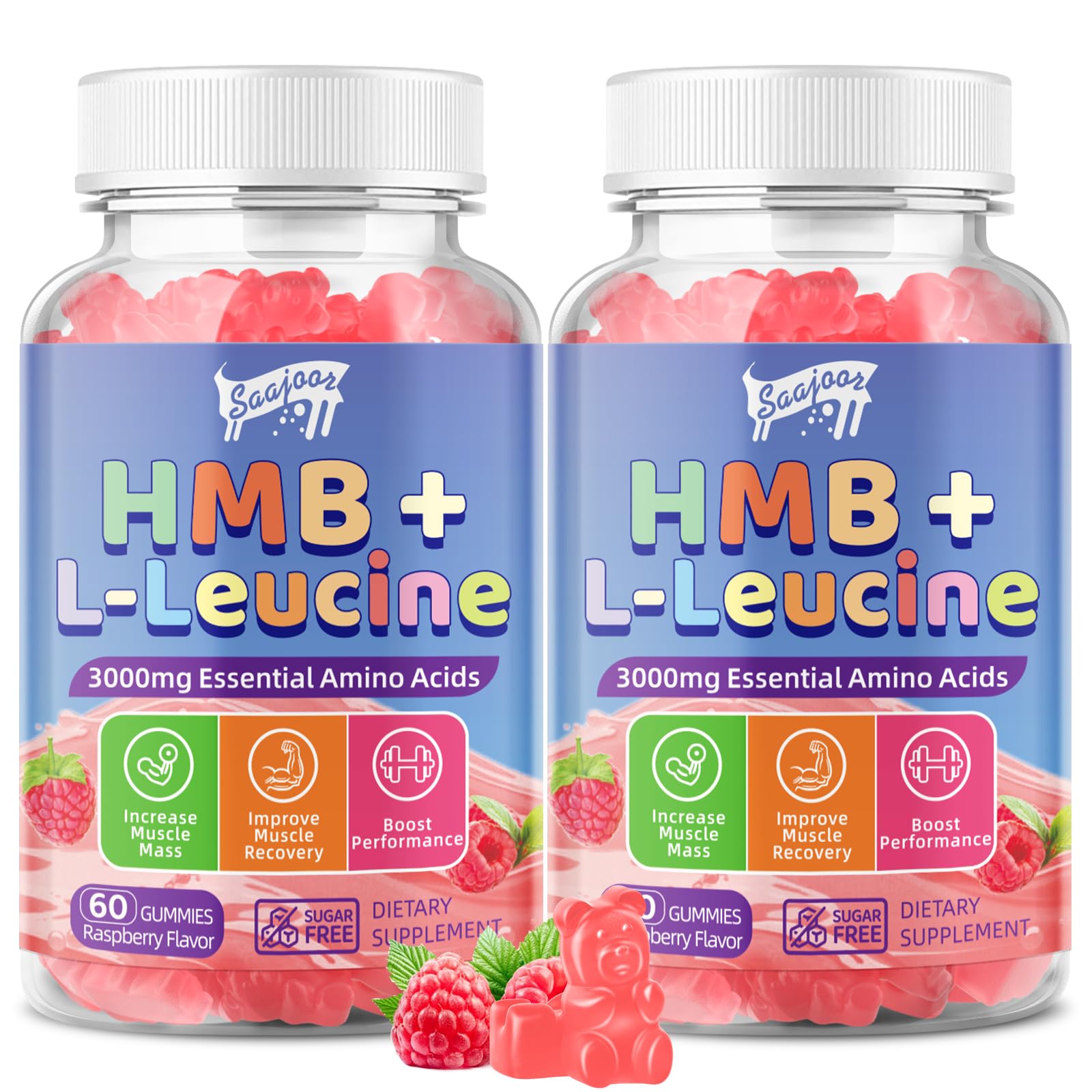 HMB and L-Leucine gummies for muscle recovery