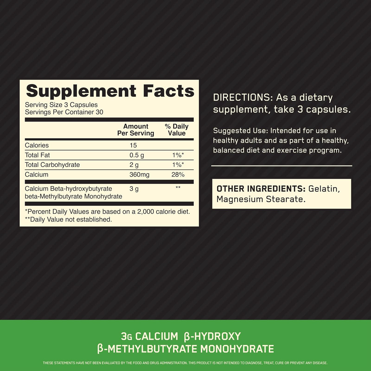 HMB capsules for women's health