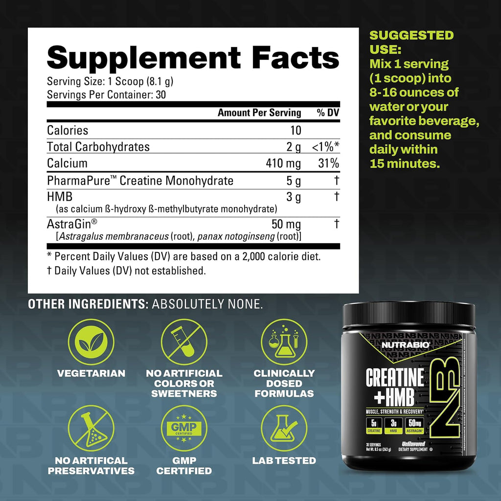 HMB creatine for better muscle growth
