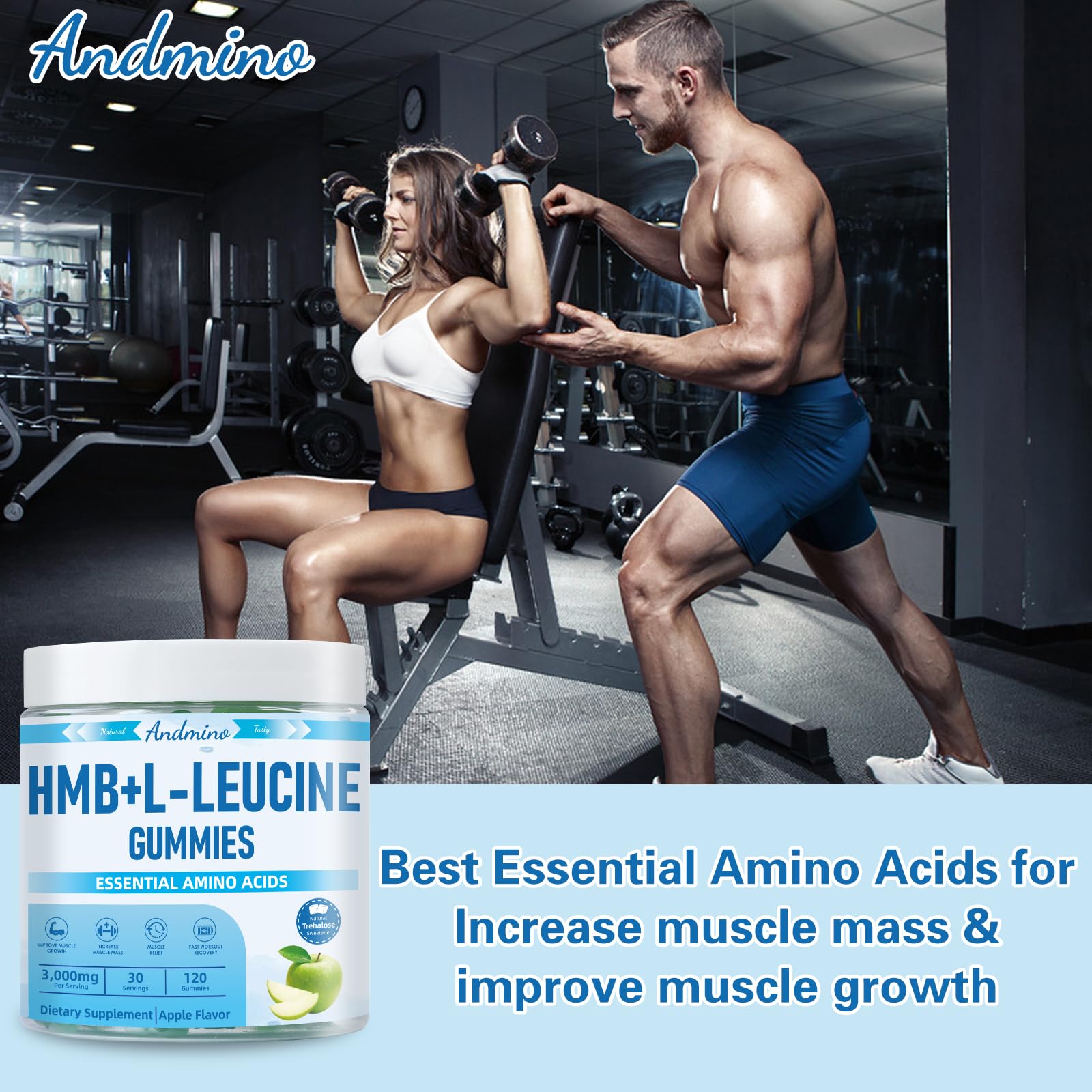 HMB gummies for enhanced muscle growth