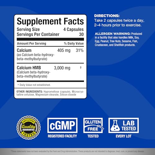 HMB supplement for improved athletic performance