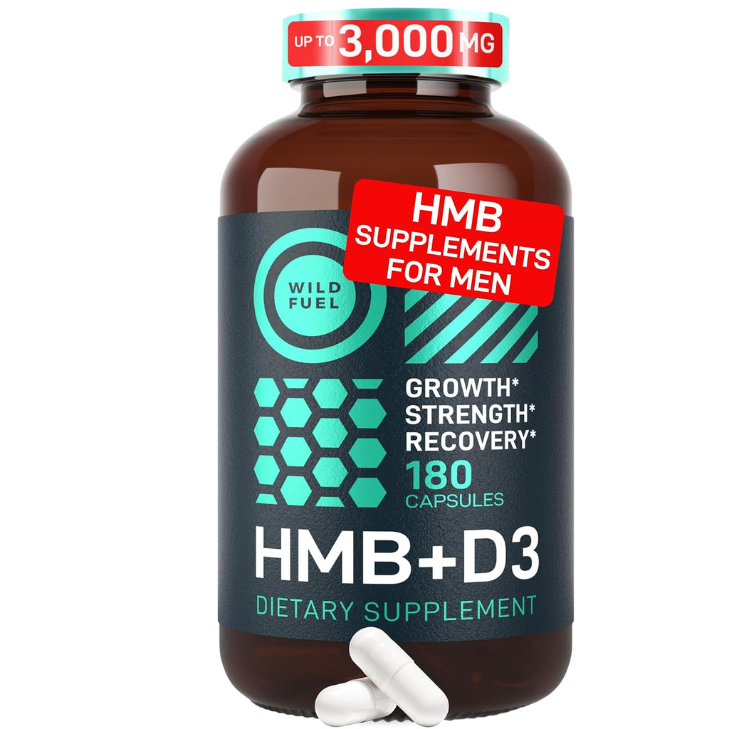 HMB Supplements vitamin D3 capsules
