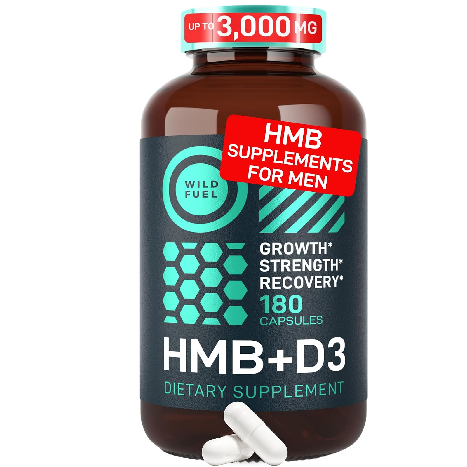 HMB Supplements vitamin D3 capsules