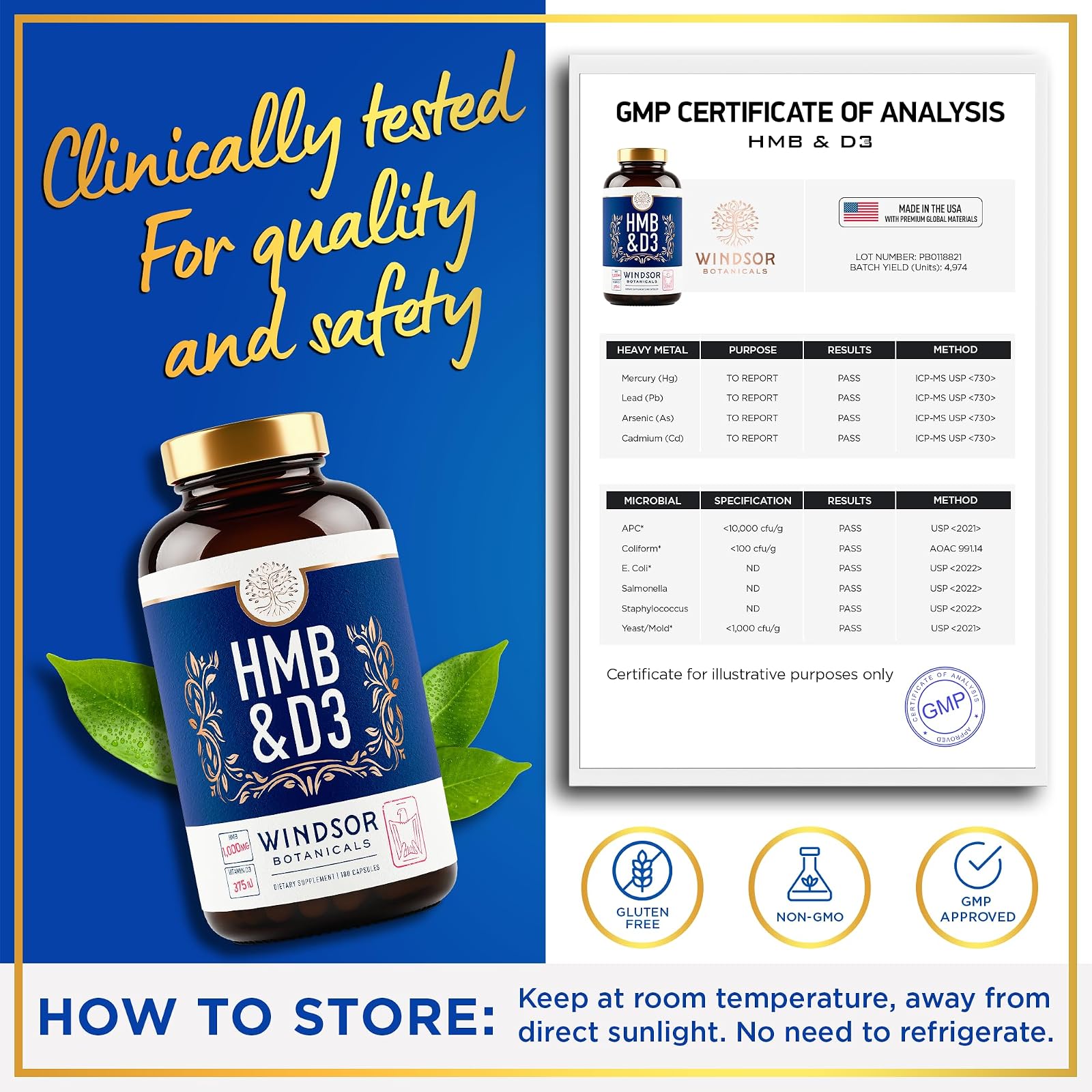 HMB vitamin D capsules for overall health