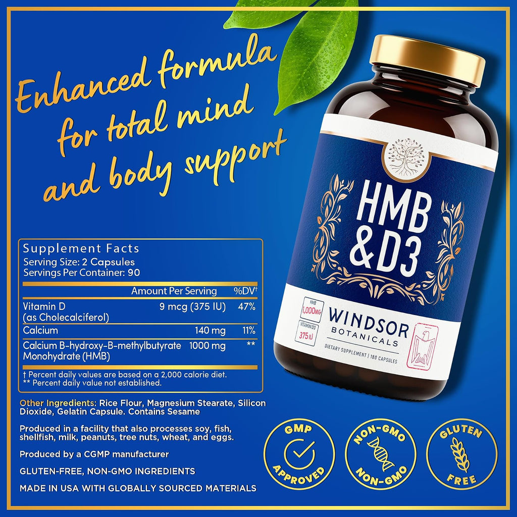 HMB vitamin D supports bone health