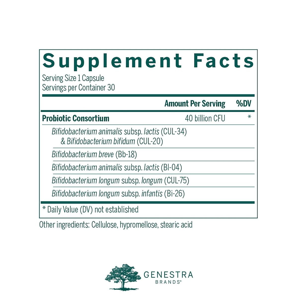 HMF Bifido probiotics for digestive support