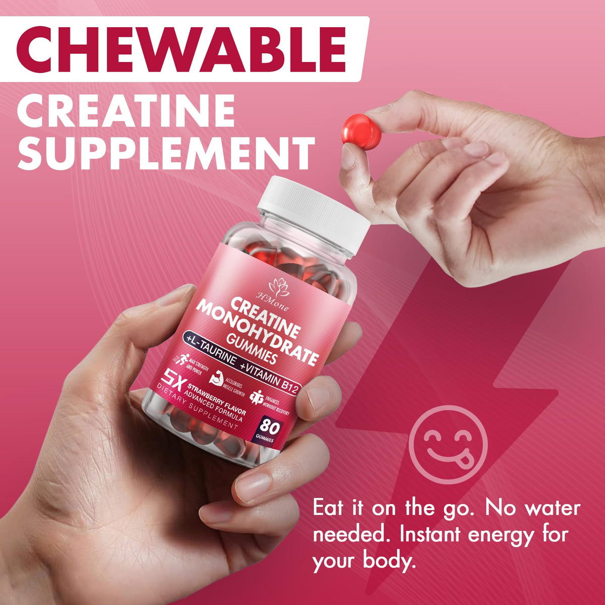 HMone creatine gummies for athletes