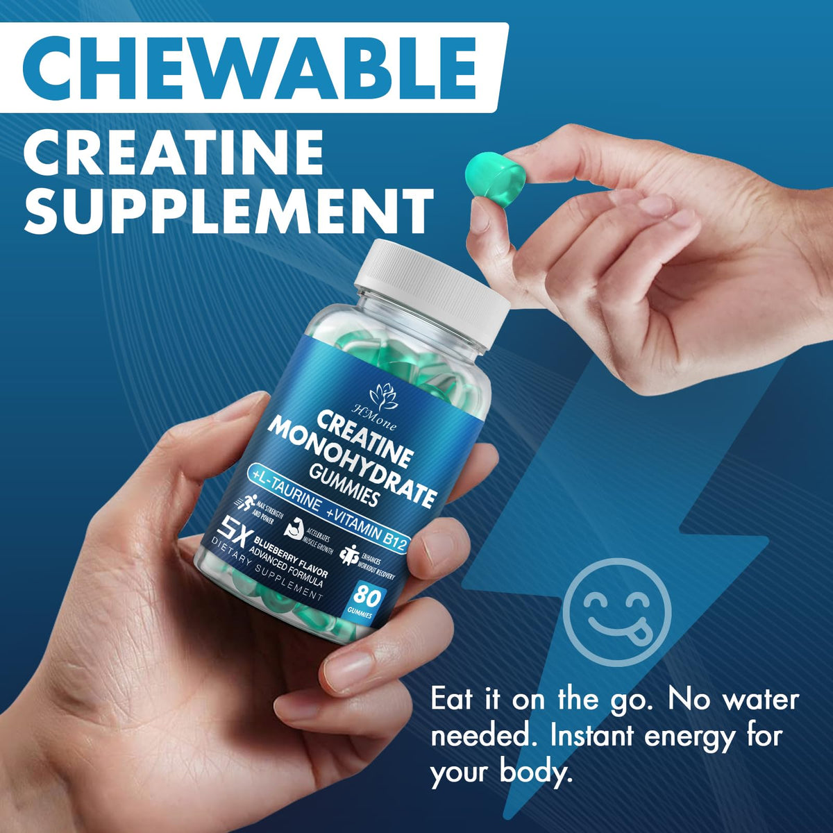 HMone creatine gummies for athletes
